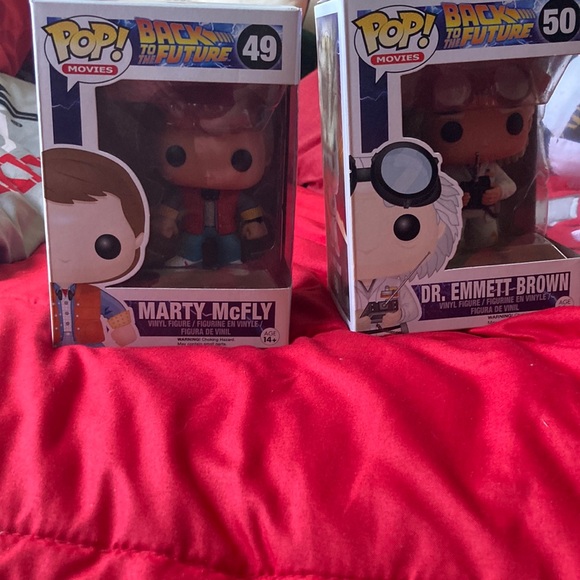 Funko | Other | Funko Pop 49 And 5 Doc Brown And Marty Mcfly | Poshmark
